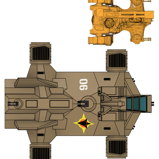 🎲 Sha'mu Heavy Dropship (Orca Proxy)・ 3D File for 3D printing・Cults