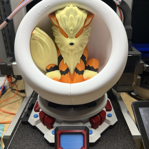 🐉 Arcanine in healing machine pods from pokemon (EASY PRINT NO SUPPORT ...