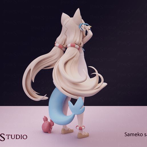 🦈 Hololive - Sameko Saba・ 3D File for 3D printing・Cults