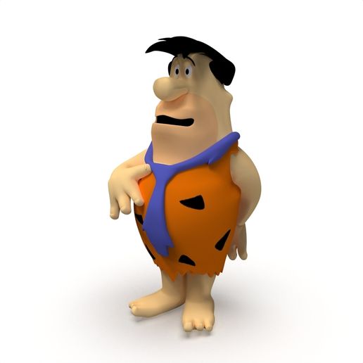 🏢 Fred Flintstone 3D Printable Model・ STL File for 3D printing・Cults