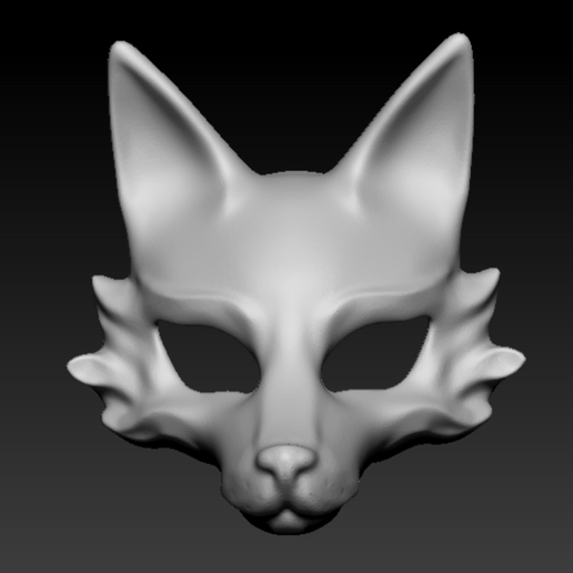 🦊 Fox Mask・ STL File for 3D printing・Cults