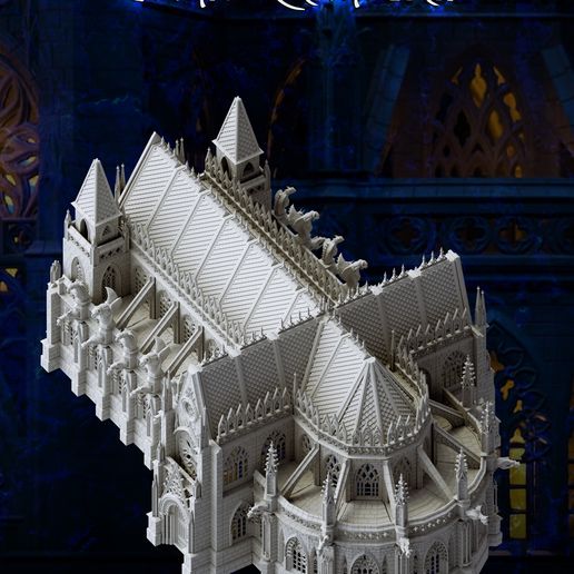 🏗️ Gothic Cathedral・ 3D File for 3D printing・Cults