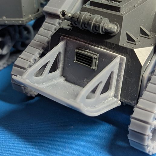 🗺️ Industrial World Battle Tank Trench Rail・ STL File for 3D printing・Cults