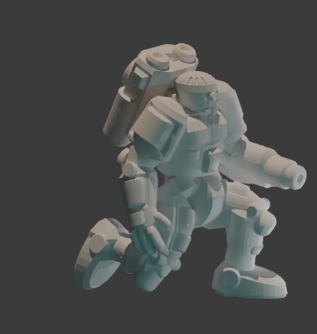 🎲 6mm Power Armor 1・ STL File for 3D printing・Cults