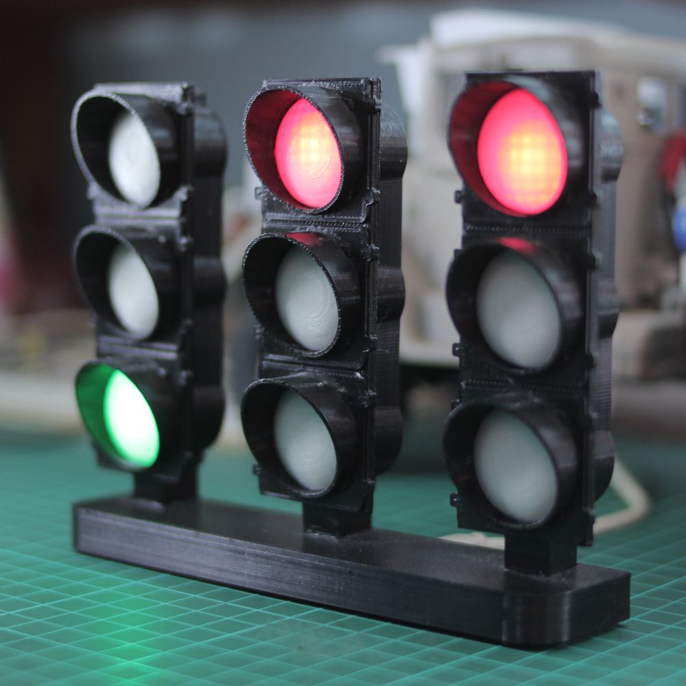 STL file traffic light・3D printer model to download・Cults