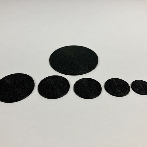 🎲 Flat Wargaming Bases・Free 3D File for 3D printing and CNC machining ...
