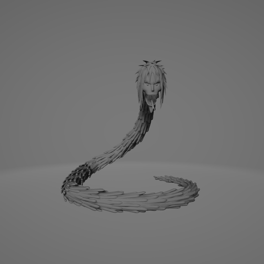 STL file NARUTO SHIPPUDEN OROCHIMARU SNAKE FORM 🐍 (OBJ)・3D printer ...