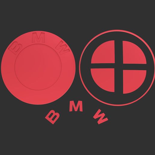 📛 bmw logo・ STL File for 3D printing・Cults