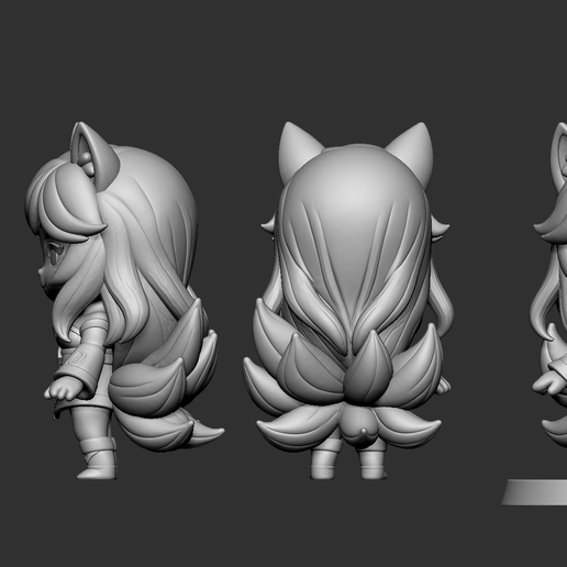 🎨 AHRI 3D Model – League of Legends Fan Art STL・ STL File for 3D ...