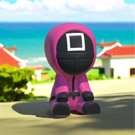 Archivo 3D gratis Chibi square Balance / Squid Game free 🟪 ・Modelo para ...