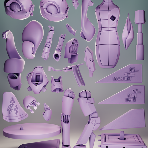 🪡 Sewing Bot "Rari 10" | My Little Pony・ 3D File for 3D printing・Cults