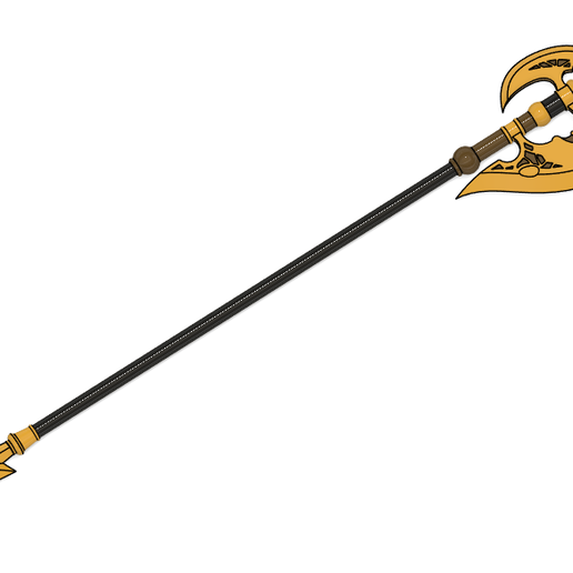 🪓 Hololive - Hoshimachi Suisei axe・ STL File for 3D printing・Cults