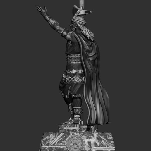 🗿 Inca Pachacutec・Free STL File for 3D printing・Cults