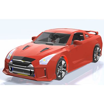 🚗 NISSAN GTR・ 3D File for 3D printing・Cults