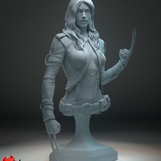 👤 Bust of X-23・ STL File for 3D printing・Cults
