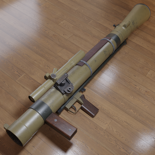 🔫 Carl Gustaf M2 RPG / Rocket-Launcher ( PropGun ) 1/1 Scale・ STL File ...