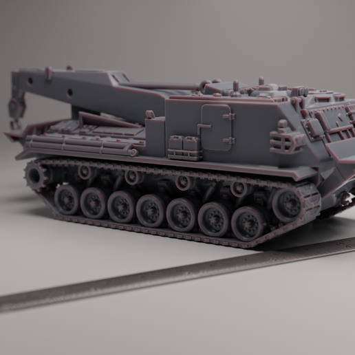 🪖 M51 Heavy Recovery Vehicle・ STL File for ・Cults