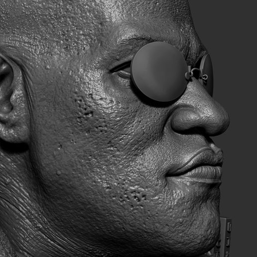 🎬 WICKED MOVIES MORPHEUS PORTRAIT BUST: TESTED AND READY FOR 3D ...