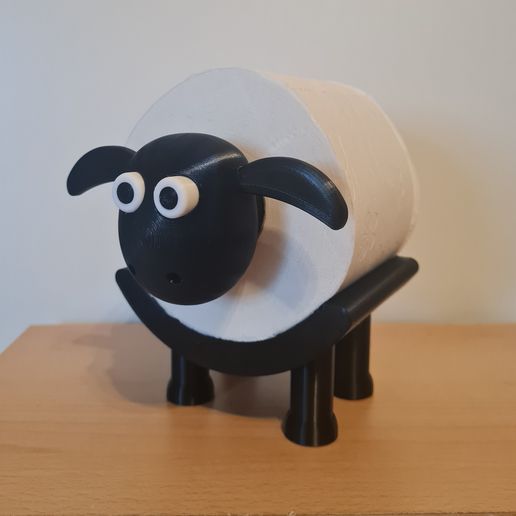 🚽 toilet paper holder sheep・ STL File for 3D printing・Cults
