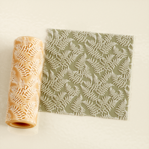 📁 Fern Leaf Texture Roller STL File – Seamless Pattern – Digital ...