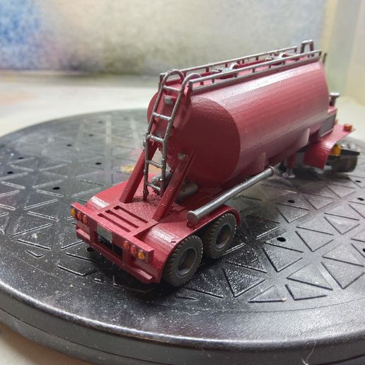 🚐 DUAL HOPPER PNEUMATIC DRY BULK TRAILER 1/87 SCALE・3D Print with the ...