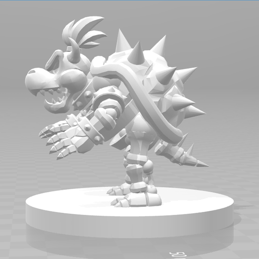 🐢 Dry Bowser・ STL File for ・Cults