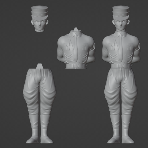 🐉 Dragon Ball - General Blue from Red Ribbon Army・ 3D File for ・Cults