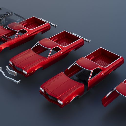 🚗 Ranchero 1974・ 3D File for 3D printing・Cults