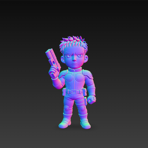 🔫 Kafka Hibino - Kaiju No. 8 Chibi STL | 3D Printable Anime Figure for ...