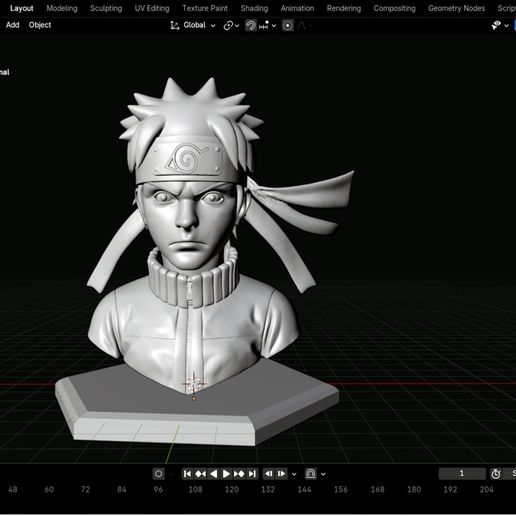 👾 Naruto Uzumaki・ STL File for 3D printing・Cults
