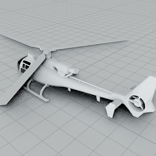 🚁 Aerospatiale SA 341 342 Gazelle Helicopter model・ STL File for 3D ...