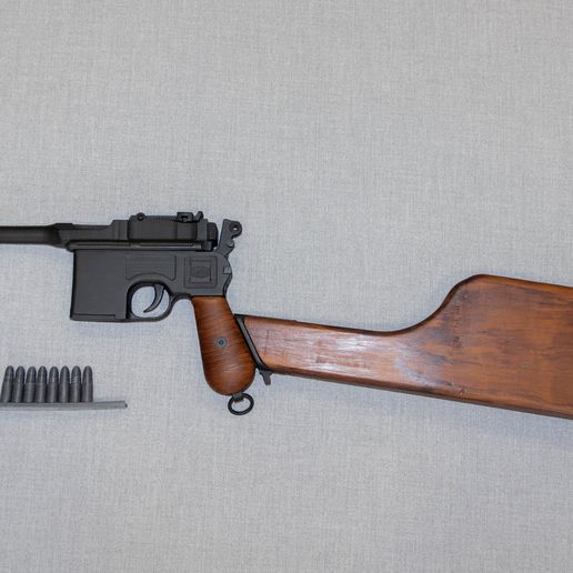 🔫 Mauser C96 Replica・ 3D File for 3D printing・Cults