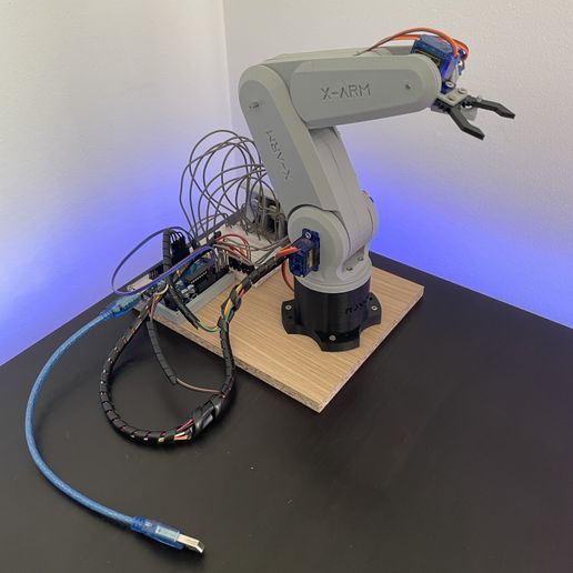 💪 Robotic Arm, 5-axis robotic arm, arduino・ STL File for ・Cults