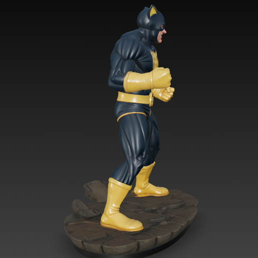 🤓 FIGURE SUPERHEROES WILDCAT (DC COMIC)・Free 3D File for 3D printing・Cults