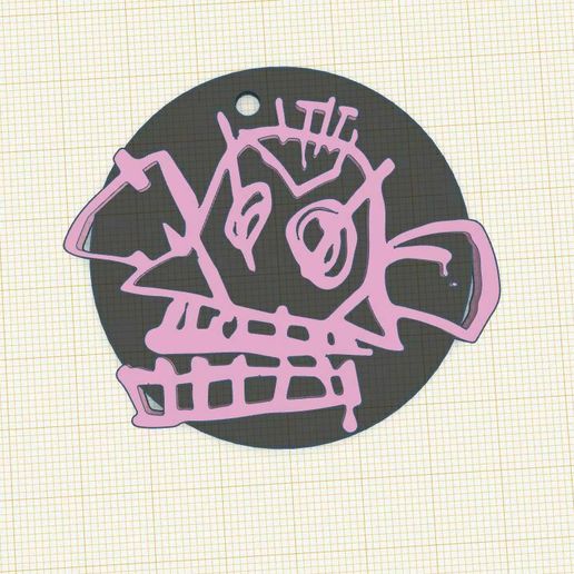 Archivo STL Llavero del mono Jinx 🎲 ・Modelo de impresión 3D para ...