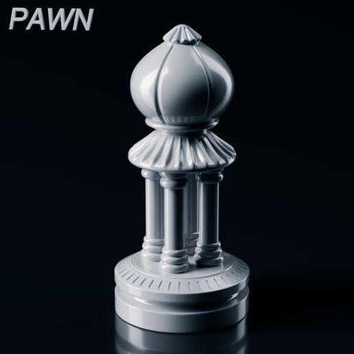 ♟️ Palatine Chess Set・ STL File for 3D printing and CNC machining ...