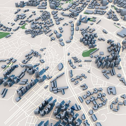🏙️ Seoul City South Korea・ 3D File for 3D printing・Cults