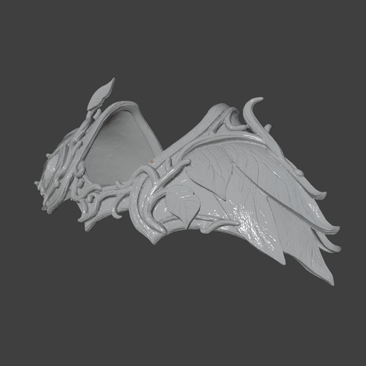 🎭 Dryad Connected Pauldrons・ STL File for 3D printing・Cults
