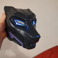 3D printer EVO WOLF - COSPLAY SCI-FI MASK - DIGITAL STL FILE FOR 3D ...
