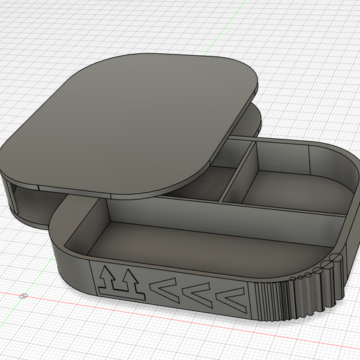 💊 Simple Pill box・ STL File for 3D printing・Cults