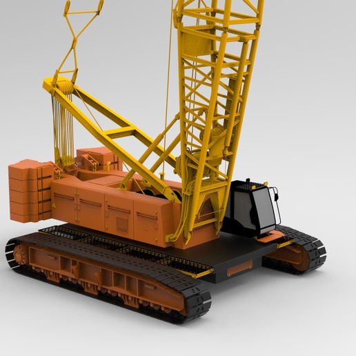🏗️ crawler crane・ 3D File for 3D printing・Cults