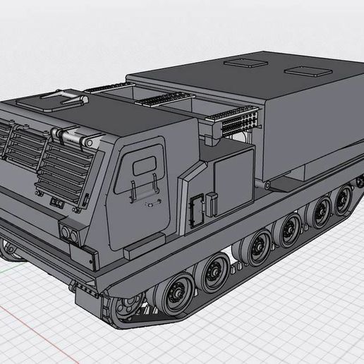 🚀 MLRS Multiple Rocket Launcher・Free 3D File for ・Cults