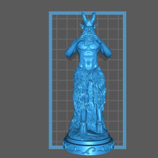 🐐 Pan Pã God・ STL File for ・Cults