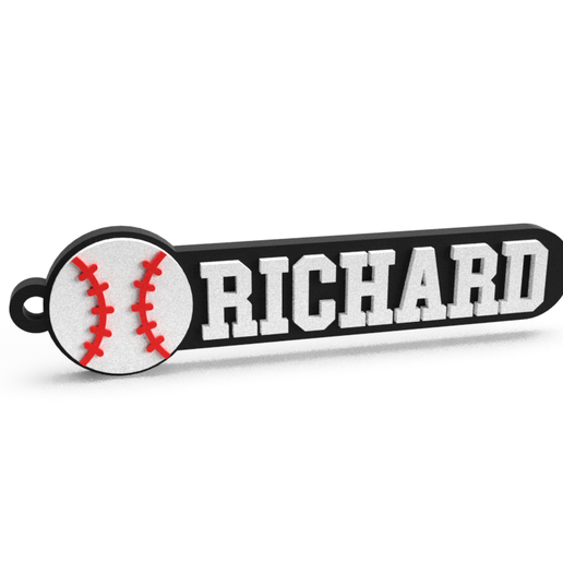 🗝️ Keychain Baseball Richard・ STL File for ・Cults