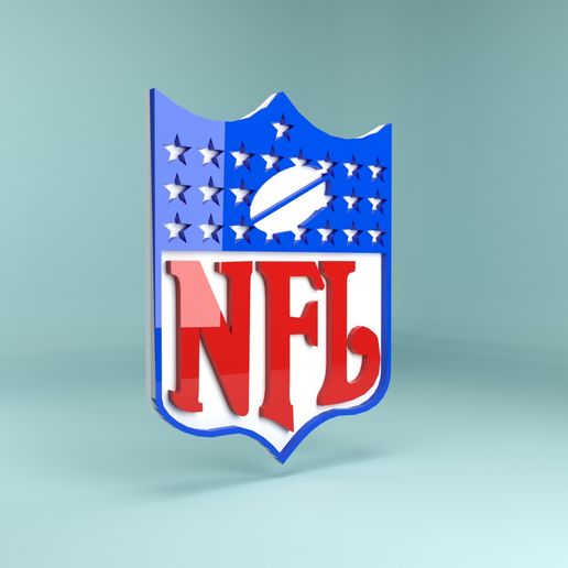 🇺🇸 NFL logo・ STL File for 3D printing・Cults