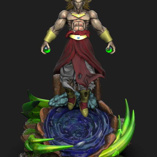 🐉 BROLY DRAGON BALL Z・ STL File for 3D printing・Cults