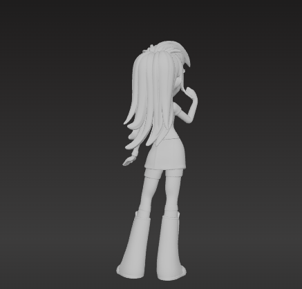 🌈 Rainbow Dash Equestria Girls - My Little Pony 3D STL Model for ...