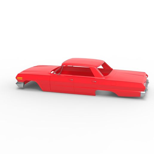🔝 1963 chevy impala hard top rc body shell・ 3D File for 3D printing・Cults