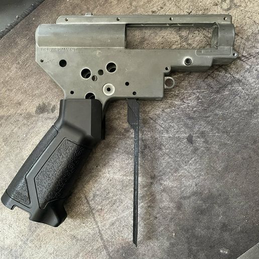 🔫 Airsoft Extra Long Blade Trigger・ STL File for ・Cults