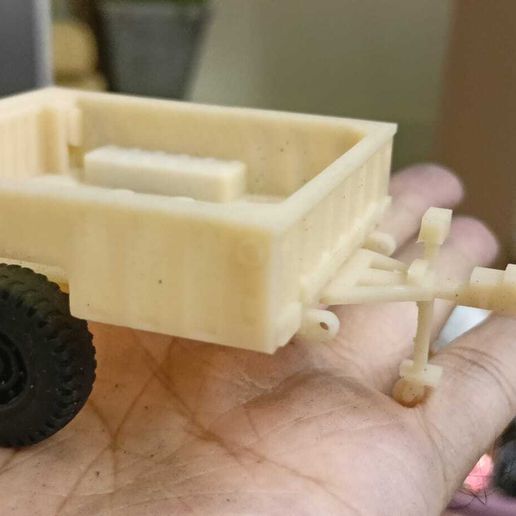 🚐 US M1101 light tactical trailer・ STL File for 3D printing・Cults